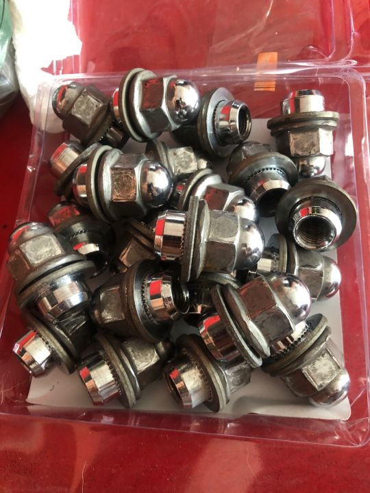 Mitsubishi montero and strada stock lugnuts 24pcs 2009-2022 model ...