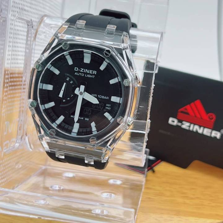 นาฬิกาทรงสปอร์ต Dziner ทรงยอดนิยม แบรนด์ แท้ กันน้ำ | Lazada.co.th