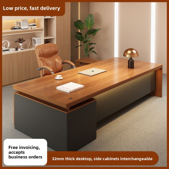 Luxurious Home Office Computer Desk Single Dual Seat Executive Table ...