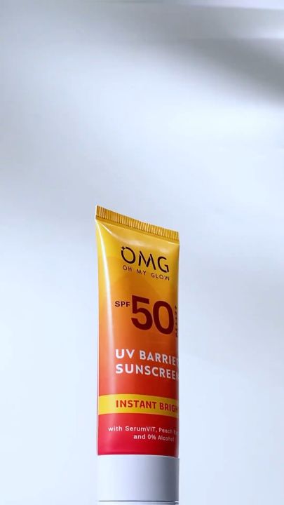 OMG Oh My Glow Bright Booster UV Barrier Sunscreen SPF 50 PA ...