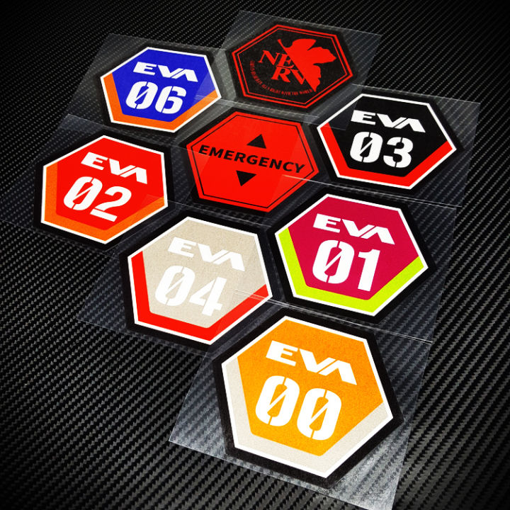 Outdoor Waterproof Reflective Bumper Stickers Eva Neon Genesis ...