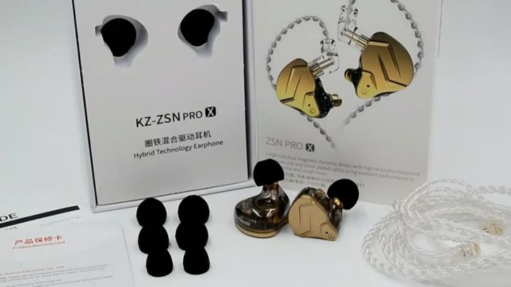 KZ ZSN PRO / ZSN PRO-X Earphone 1BA+1DD Hybrid Double Magnetic Dynamic ...