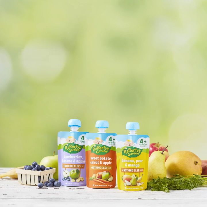 [Ready Stock] Rafferty's Garden Baby Food Smooth Pouches (120g) Puree ...
