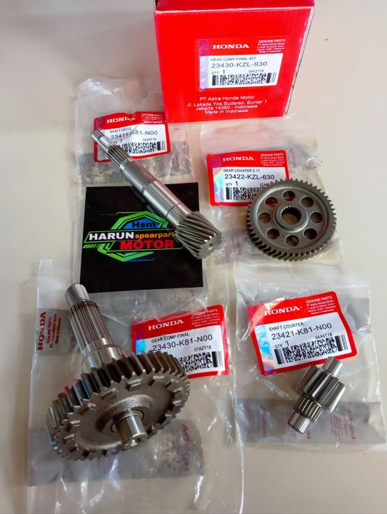 Gigi Rasio Assy Set KZL Honda Beat Fi Esp Beat Pop Scoopy Fi Vario 110 ...