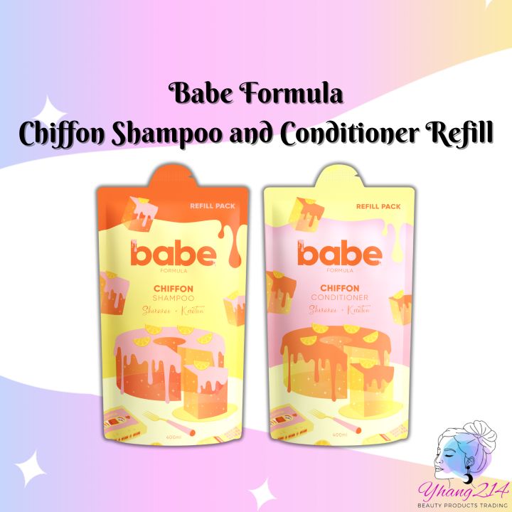 Babe Formula Chiffon Shampoo and Conditioner Refill 400ml | Lazada PH