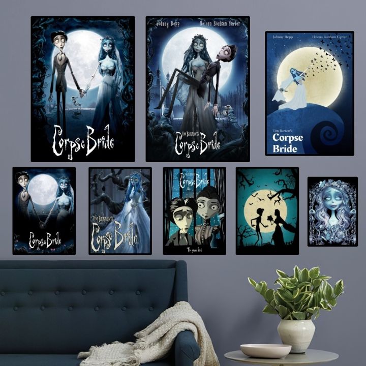 C-Corpse Bride Cartoon Poster Home Room Decor Livingroom Bedroom ...