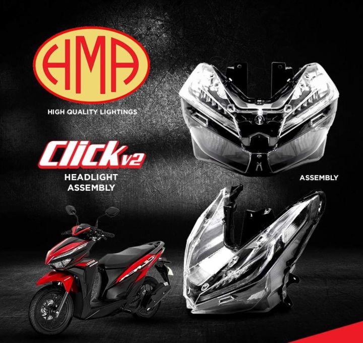 Head Light Assy Honda Click 125 V2 HMA Thailand | Lazada PH