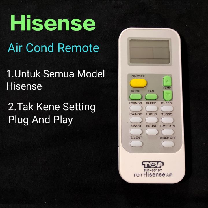 Hisense Universal Air Cond Remote | Lazada