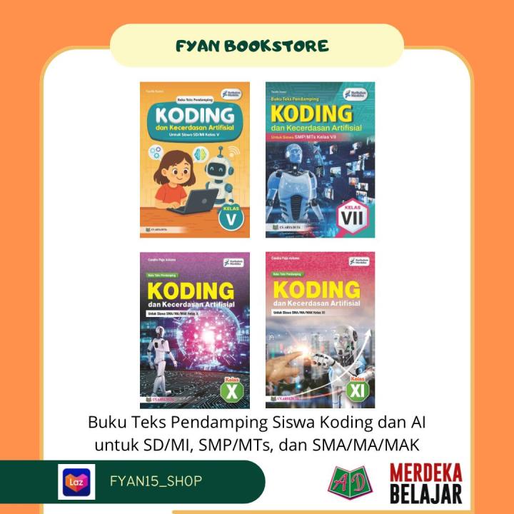Fyan Book Store: Buku Teks Pendamping Koding dan Kecerdasan Artifisial ...