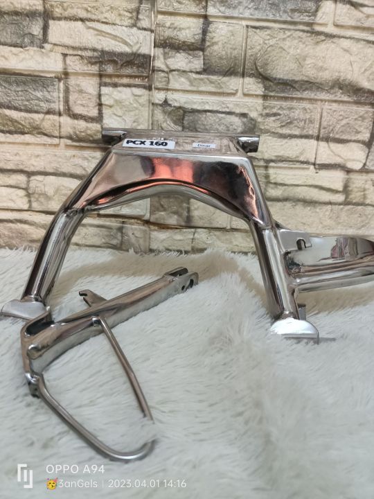 HONDA PCX 160 LOWERED(-1inch)STAINLESS SIDE AND CENTER STAND W/O SPRING ...
