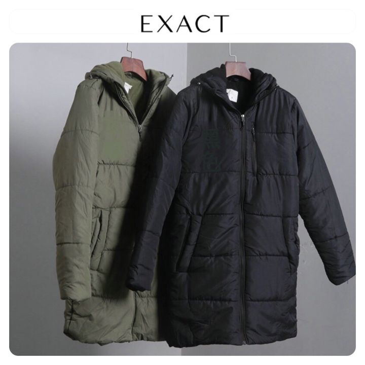 โค้ทกันหนาว overcoat ขนาดใหญ่ แบรนด์ EXACT แท้ ทรงUNISEX ช/ญ PADED ...