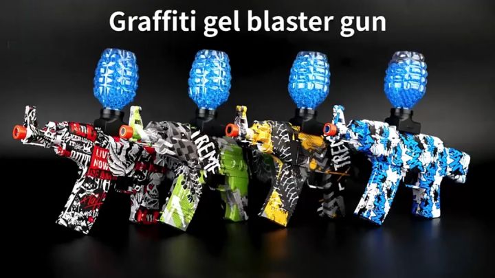 ⭐Local Shop⭐Automatic Electric Gel Blaster Gun Soft Dart Gel Ball ...