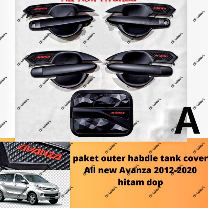 Paket outer handle tank cover all new Grand Avanza Veloz 2012 2014 2015 2018 2017 2020 2021 ...