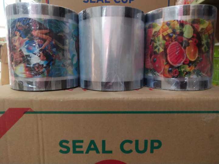 Plastik lid cup Sealer 1200 cup buah kartun polos | Lazada Indonesia
