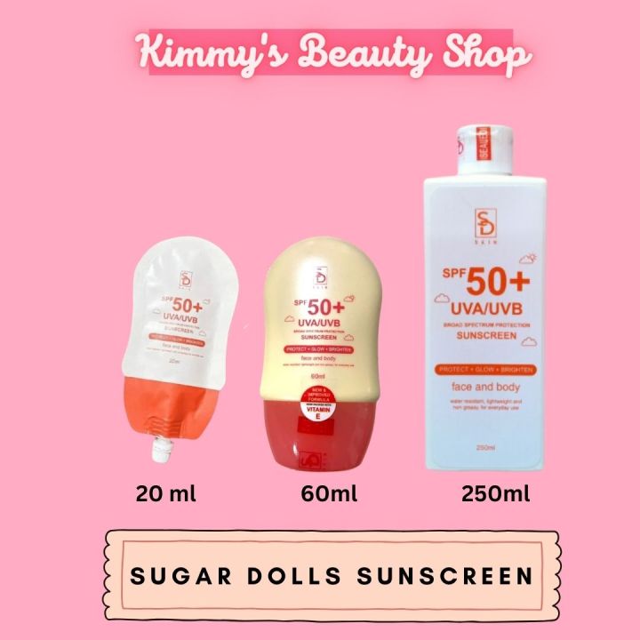 Sugar Dolls 3 in 1 Face and Body Sunscreen SPF 50 | Lazada PH