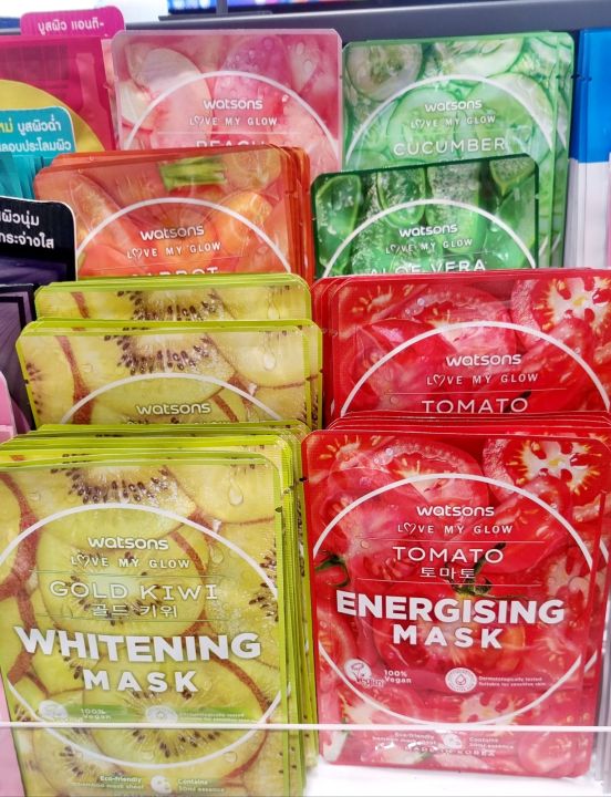 แผ่นมาร์กหน้าวัตสัน Watson Mask | Lazada.co.th
