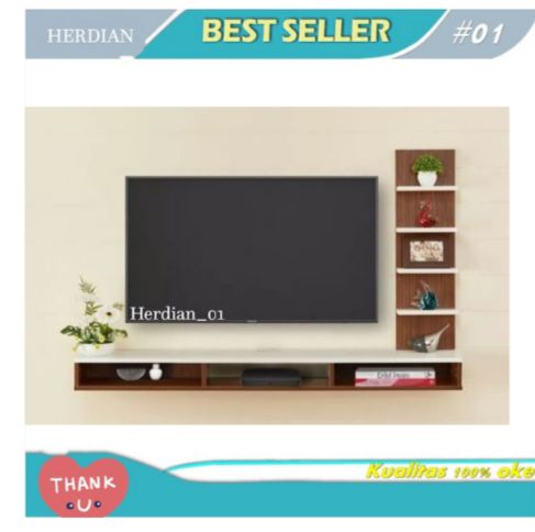 Rak tv tempel dingding | Lazada Indonesia