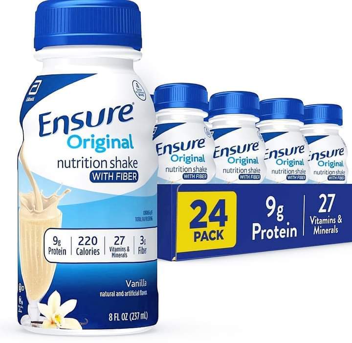 Ensure Original Nutrition Shake Strength and Energy Vanilla 24 bottles ...