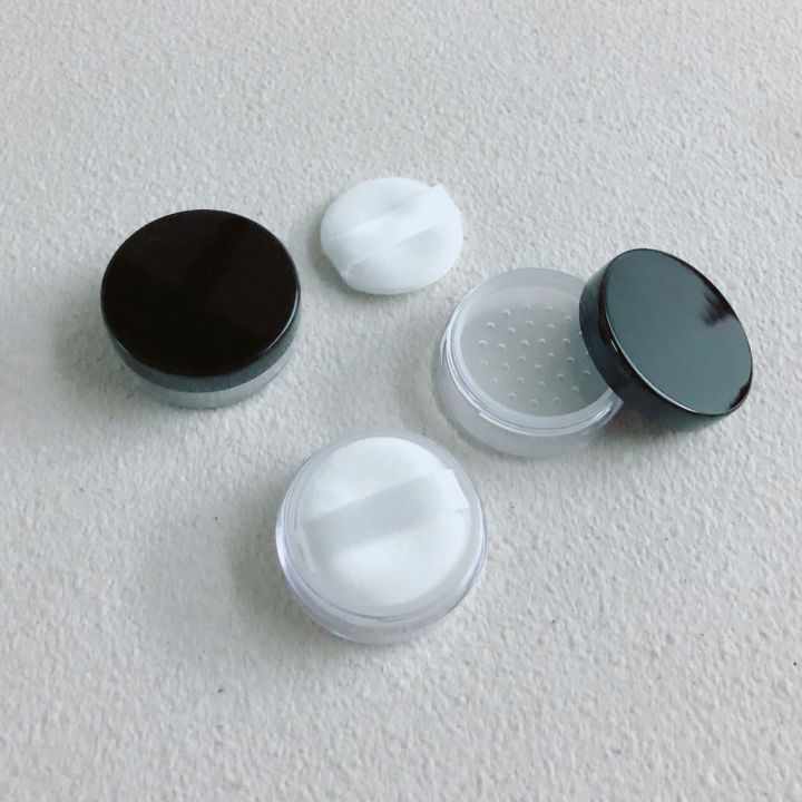 Portable 5g Loose Powder Compact with Sponge Transparent Setting Powder ...