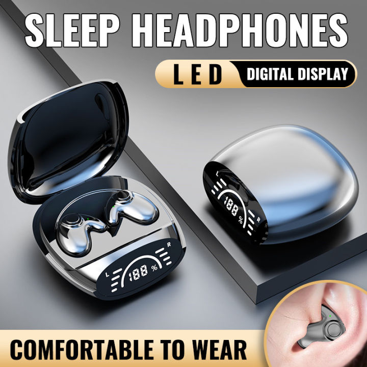 Sleep Invisible Earbuds Tiny Mini Headphones Bluetooth Headset 5.3 TWS ...