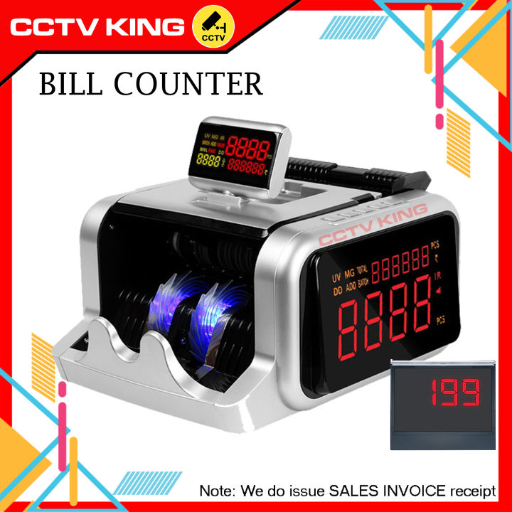 ICON Automatic Money Bill Counter with Counterfeit Detector Fake Money ...