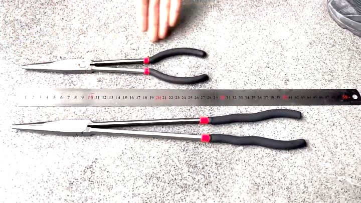 11INCH 16INCH Extra Long Nose Plier Straight 45 degree 90 degree O ...
