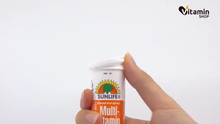 Sunlife Multi-Vitamins with Minerals Orange/Grapefruit Flavored ...