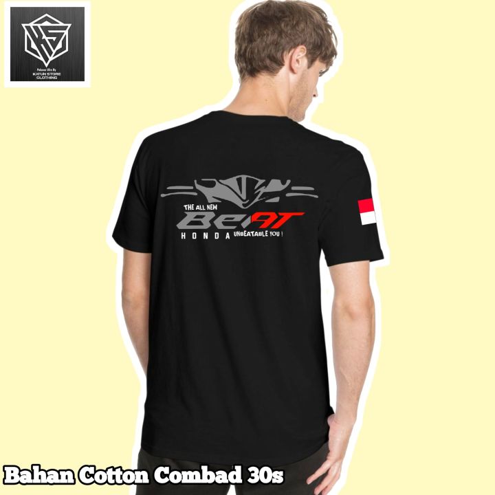 Kaos Distro Bandung Desain Motor Honda beat Premium Quality | Lazada Indonesia