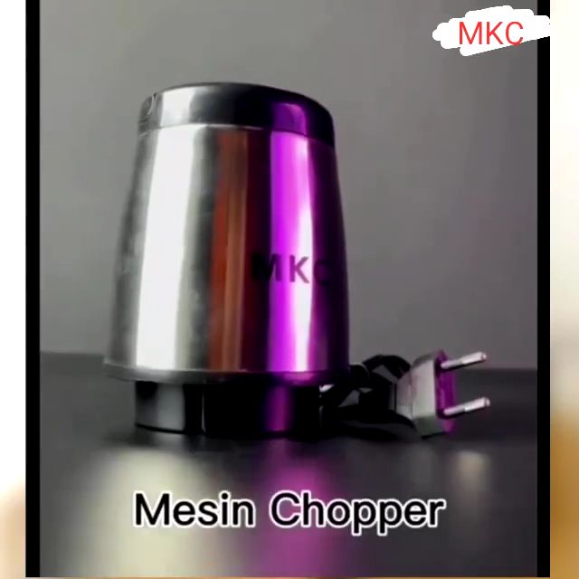 Blender MKC-818 Chopper Stainless Steel 2L Penggiling Bumbu Daging Sayur Buah / Food Processor ...
