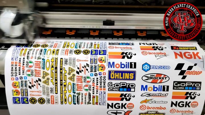 Racing Sponsor Motorcycle Sticker Side Strip Helmet MotoGP inspired ...