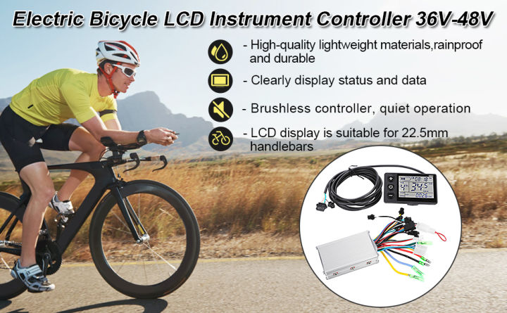 Electric Bike Controller 24V/36V/48V 250W/350W Brushless Controller Kit ...
