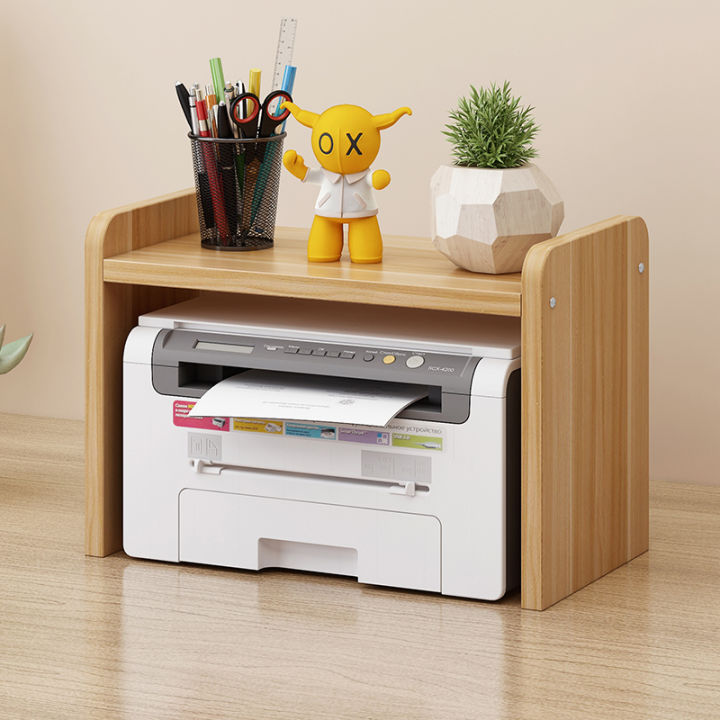 Printer Rack Multi-Functional Double-Layer Storage and Finishing Office ...