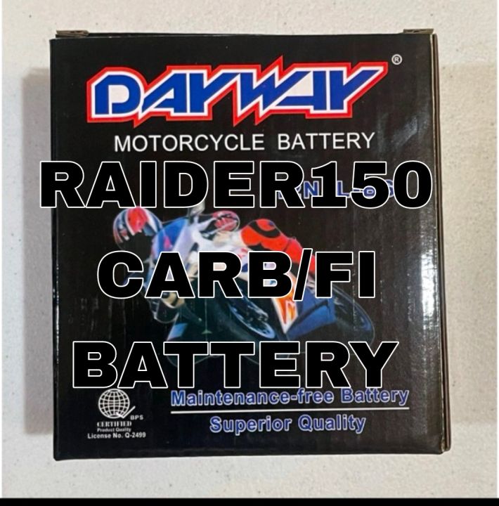 SUZUKI RAIDER150 FI/CARB BATTERY STANDARD SIZE | Lazada PH