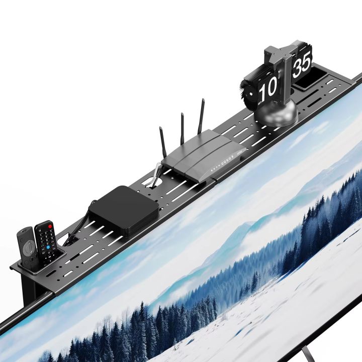 Adjustable TV Screen Top Shelf Computer Monitor Desktop Screen Top ...