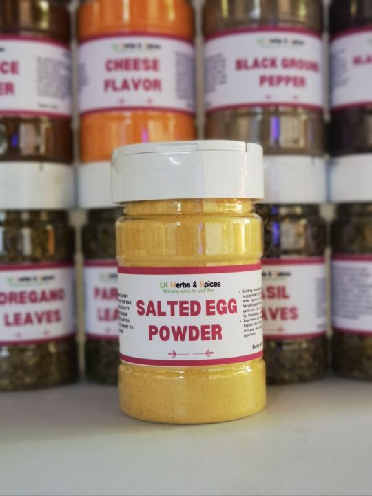 Salted Egg Powder in spice jar (100g) by LK Herbs and Spices | Lazada PH