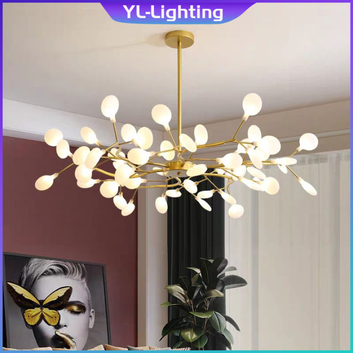 Nordic Branches Hanging Living Room light Kitchen Firefly LED Pendant ...