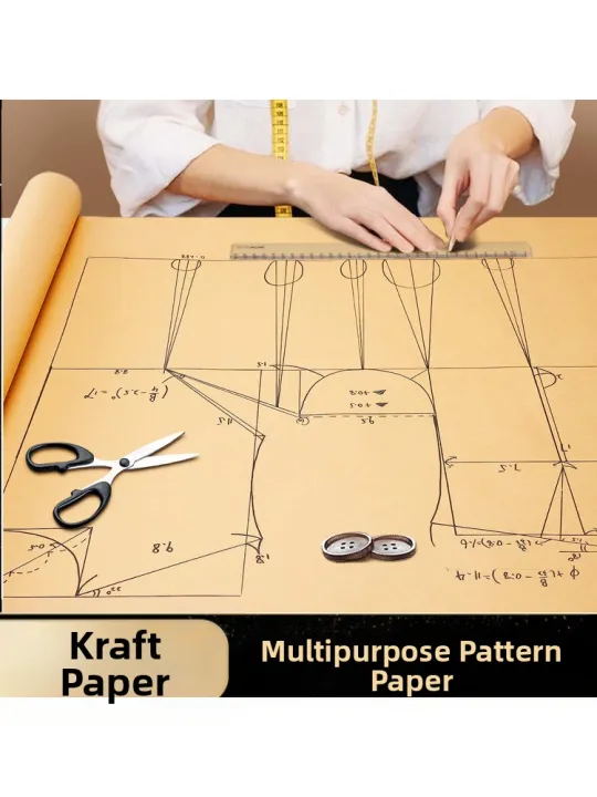 Tailoring Sample Paper Free Cutting Thick Vintage Brown Kraft Paper ...