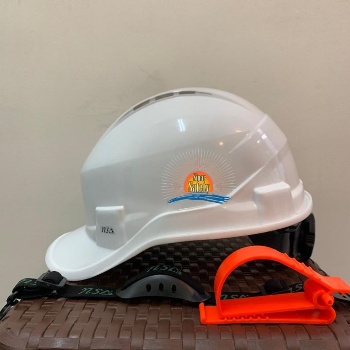 Helm NSA Vented Putih Fastrack - Safety Helmet SNI Ventilasi Persamaan ...