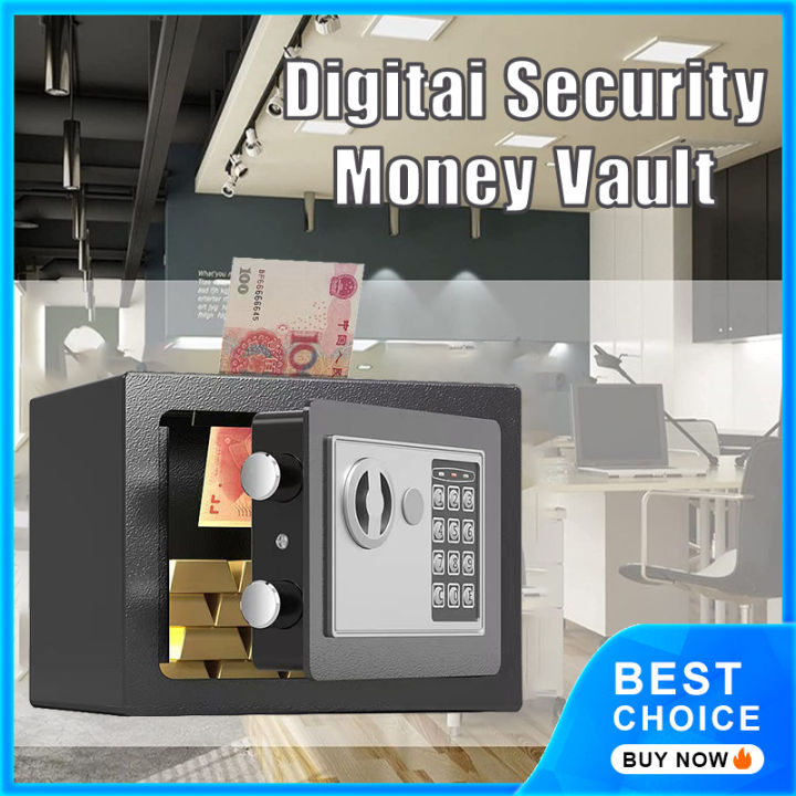 Digital Electronic Security Safe Box Money Vault Organizer Home Office Security Safe With ...