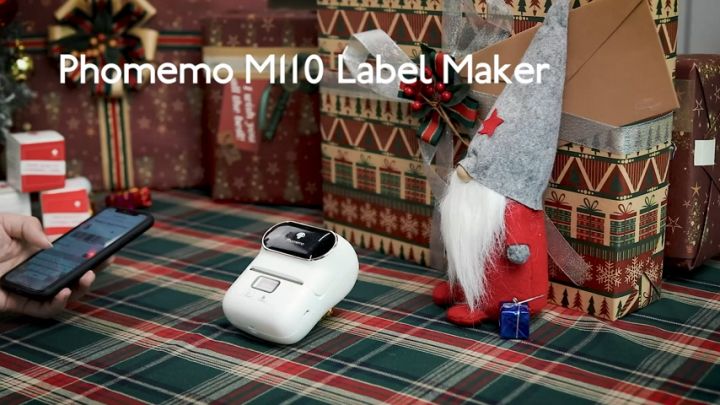 Phomemo M110 Bluetooth Thermal Label Printer,Inkless Portable Mini ...