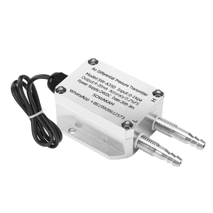 Air Differential Pressure Transmitter Measurement -100Kpa-0-100Kpa Gas ...