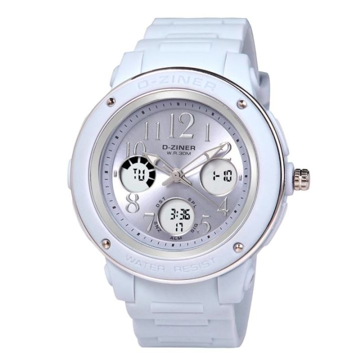 นาฬิกาแฟชั่นผู้หญิง DZiner Watch 🔥 ดีซีเนอร์หญิงสองระบบ หน้าสามวงสีพาส ...