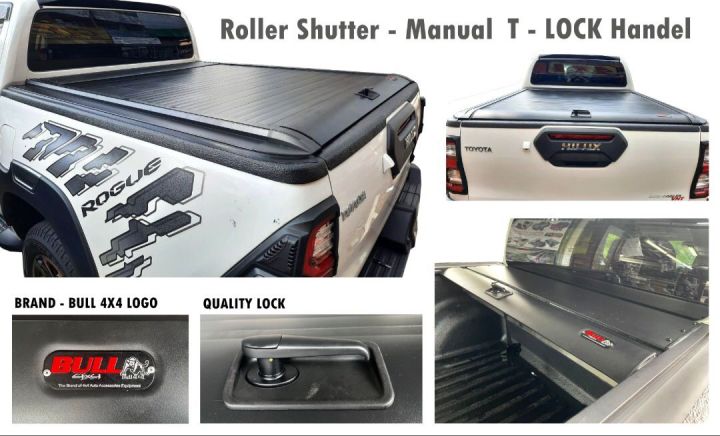 Toyota hilux Revo Rocco rogue rear trunk roller shutter cover up lid ...