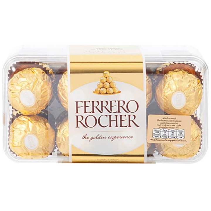 เฟอร์เรโรรอชเชอร์ Ferraro Rocher ช็อคโกแลต ห่อทองพรีเมียม ขนาด 100/ 200 ...