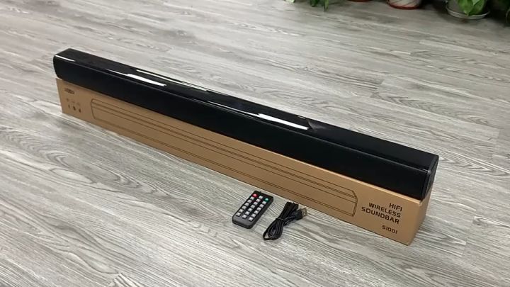 JSS SoundBar / Sound bar / 2.1 CH with Bluetooth / USB / Digital Optical Input / Aux / HDMI (ARC ...