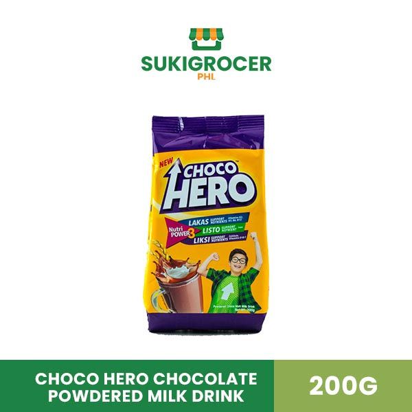 Choco Hero Chocolate Powdered Milk Drink 200g | Lazada PH