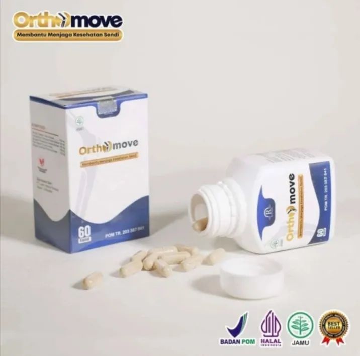 ORTHOMOVE Herbal Terbaik Asli 60Kapsul Untuk Kesehatan Tulang Sendi ...
