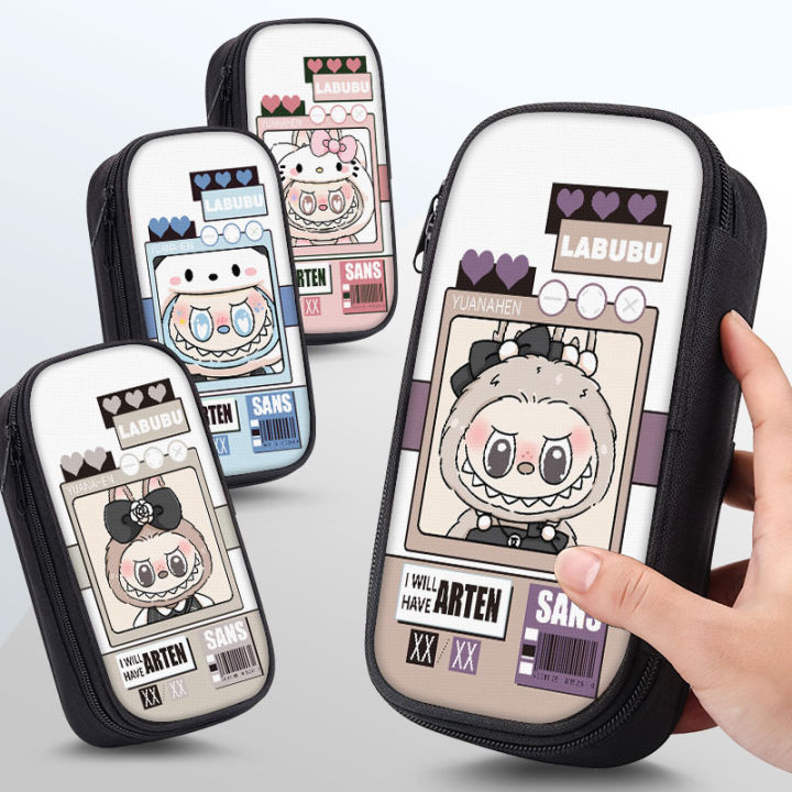 Labubu Large Capacity Pencil Case Primary And Middle School Students ...