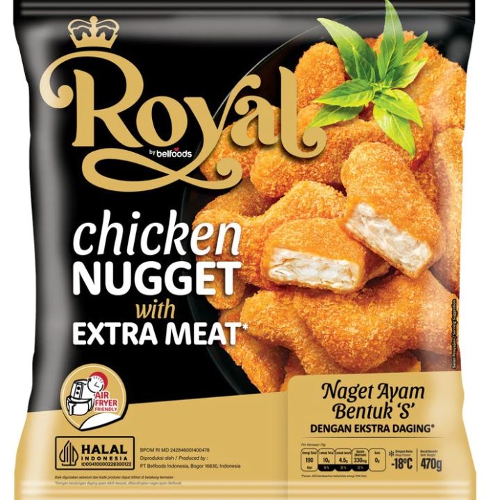 Belfoods Royal Nugget S Extra Meat produk halal | Lazada Indonesia