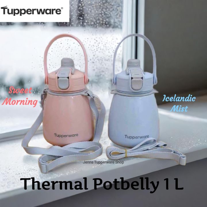 Tupperware Thermal Potbelly 1 L flask for hot and cold beverages with ...